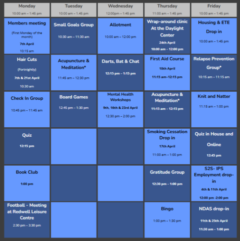 Wellingborough Timetable April 2025 - Bridge Northants